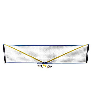 Triumph Sports Multi-Sport Versatile Combo Outdoor Game Net Set Includes Volleyball, Badminton, and Pickleball, Blue (35-7510-2)