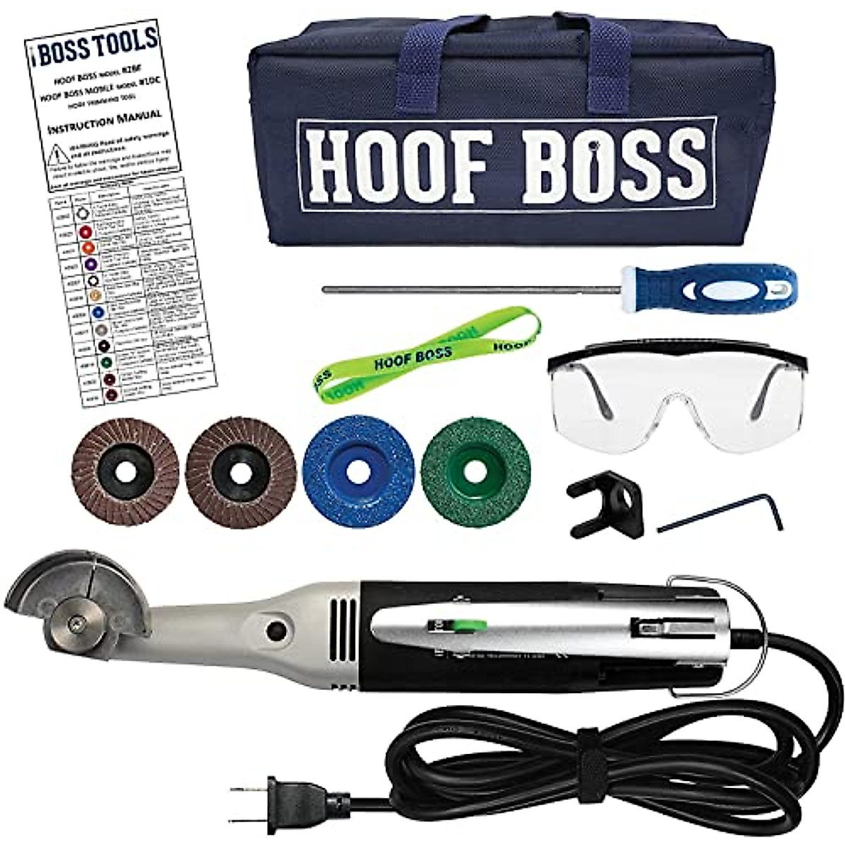 Basic Pig Hoof Trimmer Set – Electric Plug in - 110 Volt - Accessories Included
