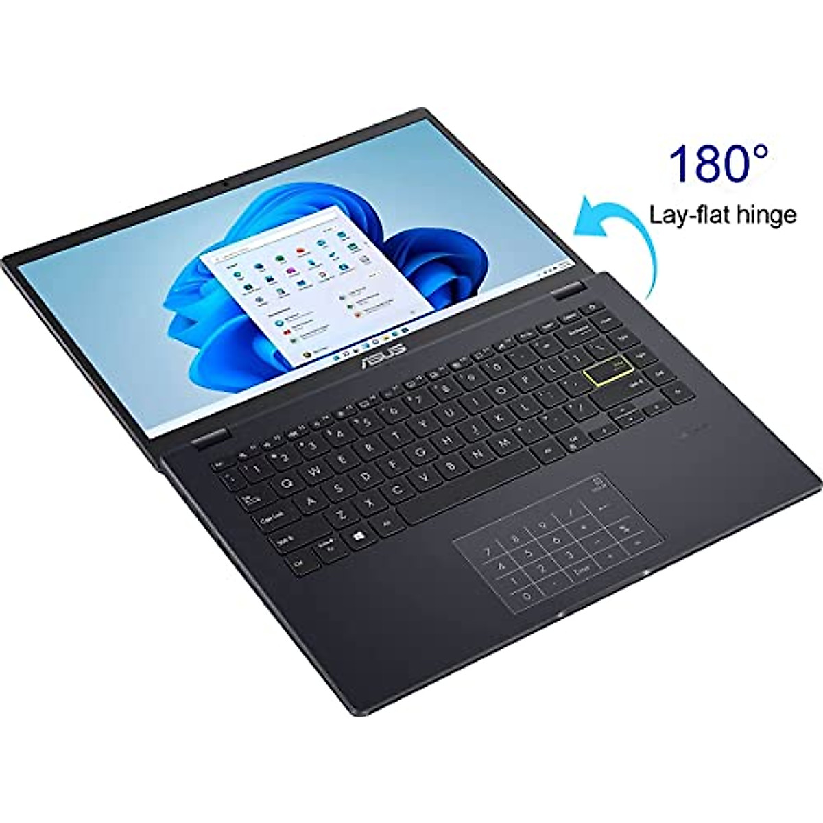 ASUS 2023 Newest Laptop, 11.6 Inch Display, Intel Dual-Core Processor, 4GB RAM, 256GB SSD + 64GB eMMC, Intel UHD Graphics, Bluetooth, Webcam, Windows 11 Home in S Mode, Star Black