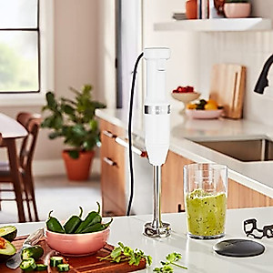 KitchenAid Variable Speed Corded Hand Blender - KHBV53, White