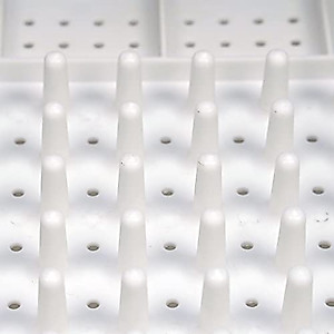 Casaphoria Collapsible Small Dish Dryer Foldable Dish Drying Rack Large Dishes Over The Sink for Kitchen Counter Plate Rack,Plastic Portable Dinnerware Organizer-Space Saving Kitchen Storage Tray