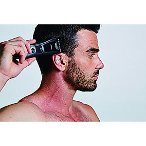 Panasonic Hair and Beard Trimmer, Men's, with 39 Adjustable Trim Settings and Two Comb Attachments for Beard and Hair, Corded or Cordless Operation, ER-GB60-K, Black