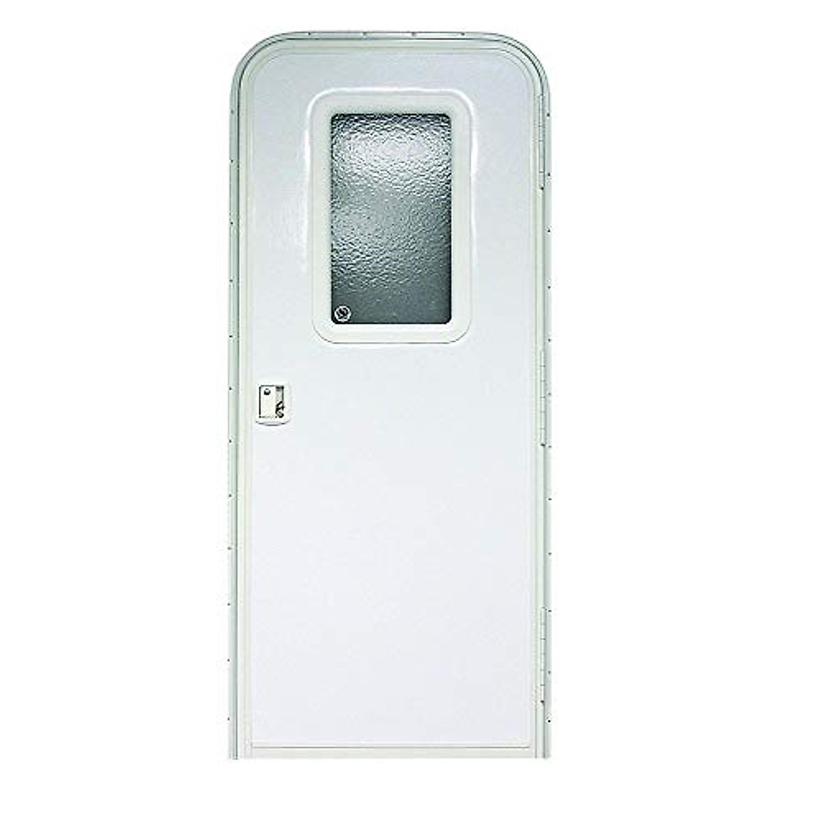 Lippert Components Right Hinge RV Entry Door with Screen Door, 26" x 72", Radius, Felt Seal - V000040259