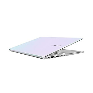 ASUS VivoBook S14 S433 Thin and Light Laptop, 14” FHD Display, Intel Core i5-1135G7 CPU, 8GB DDR4 RAM, 512GB SSD, Thunderbolt 3, Wi-Fi 6, Windows 10, AI Noise-Cancellation, Dreamy White, S433EA-DH51