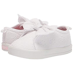 OshKosh B'Gosh Girls Dahlia Sneaker, White, 8 Toddler