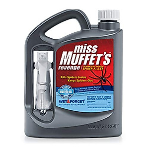 Miss Muffet's Revenge Spider Killer Indoor and Outdoor Spider Control, 64 OZ. Ready to Use
