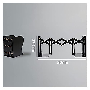 Bookends Extension Adjustable Metal Bookends Heavy Duty Book Desktop File Folder Retractable Stand Bookshelf Rack Holder Bookend bookends