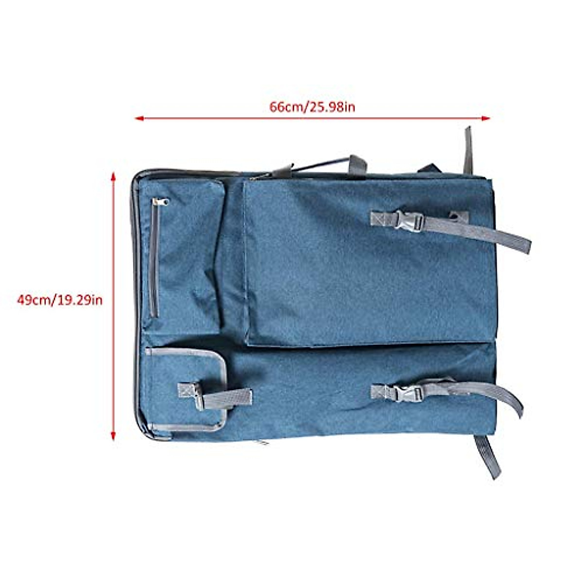Art Carrying Case Portfolio/Art Portfolio Bag - Art Portfolio Carry Case Bag Backpack/Student Artist Outdoor Art Supply Sketch Board Travel Sketchpad Drawing Board Bag/Blue