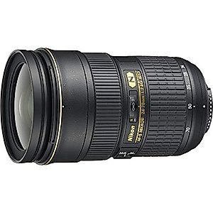Nikon 24-70mm f/2.8G ED Auto Focus-S Nikkor Wide Angle Zoom Lens (Renewed)