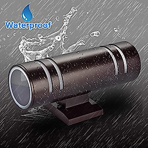 rosykite Outdoor Wall Lights Exterior, Modern Outside Sconce Wall Lighting, Exterior Light Fixture Wall Mount Oil Bronze Cylinder, Up Down Outdoor Lights for Garage, House, Porch