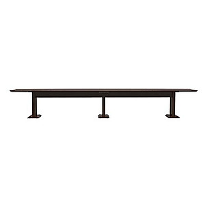 Safco Products Safco 192" Rectangle Conference Table - Textured Mocha - Sterling Series