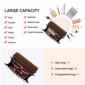 Cnoles Leather Backpack Purse For Women Fashion Ladies Vintage Bag Casual College Travel Backpacks Large bags Black