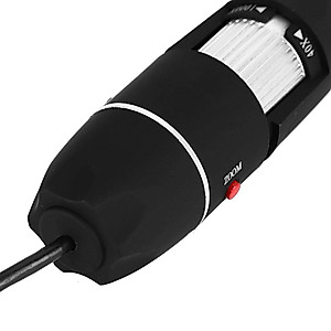 USB Digital Microscope, 1000X Zoom USB Microscope Digital Magnifier Endoscope Camera Adjustable 8 LEDs Electronic Microscope with Stand for Industrial Testing, Laboratory Research