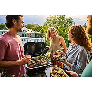 Weber Lumin Outdoor Electric Barbecue Grill, Black - Great Small Spaces such as Patios, Balconies, and Decks, Portable and Convenient