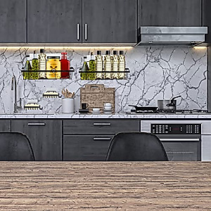 Shower Caddy Shelf Organizer (2Pack) with 2 Soap Dishes,No Drilling Wall Mount Shower Storage Accessories, Adhesive Bathroom Shelves for Inside Shower, Shower Accessories for Bathroom with 4pcs Hooks