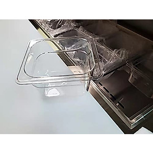 Aceland ASR-72B Sandwich Salad Prep Table 3 Door 72" Stainless Steel Counter Fan Cooling Refrigerator with pans-72Inches for Restaurant, Bar, Shop, Residential(Commercial Kitchen Equipment)