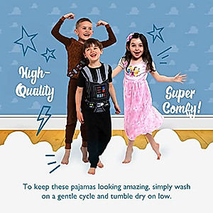 Disney Boys' Toy Story 2-Piece Snug-Fit Cotton Pajamas Set With Book, COUNT ON ME, 2T