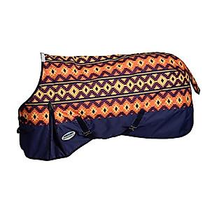 Weatherbeeta ComFiTec Essential Standard Neck Medium - Black Western Print - 75"