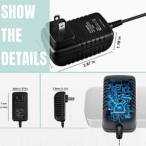 SLLEA 8V DC Adapter Replacement for Hurricane SpinScrubber Spin Scrubber Brush Charger Power Cord
