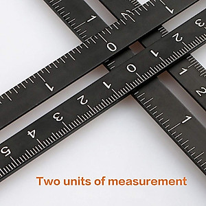 Multi Angle Measuring Ruler, 12-Sides Ruler Hole Locator Aluminum Alloy Universal Multi Angle Measuring Ruler Protractors, Adjustable Floor Tile Glass Woodworking Puncher