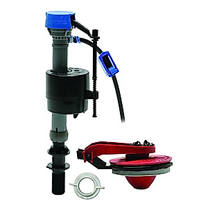 Fluidmaster 400CARP5 Universal No Tank Removal PerforMAX Kit, High Performance Toilet Fill Valve and Adjustable Flush Valve Repair Kit Including Flapper, For 2-Inch Toilet Flush Valves