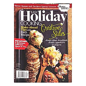 BETTER HOMES AND GARDENS MAGAZINE, EASY HOLIDAY COOKING 2014.