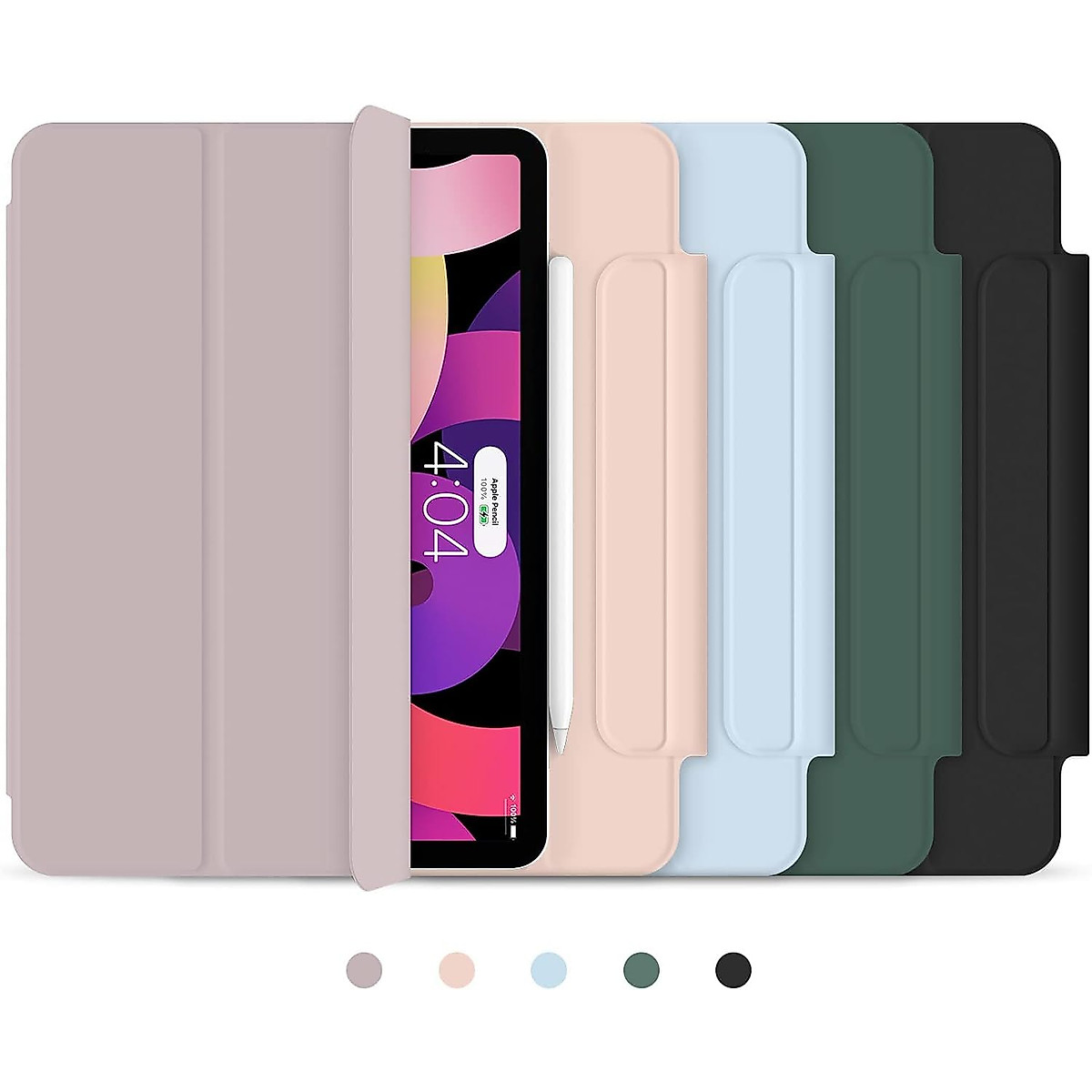 Magnetic Case for iPad Air 6/5/ 4, Slim Smart Folio for iPad Air 5th/ 4th Generation 10.9 Inch 2022/2020 Model, Trifold Stand Case, Auto Sleep/Wake (Taro Purple)