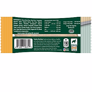 Bonies Natural Skin & Coat Formula Large-Sized Single Bone - Promote Silky Coat & Healthy Skin, Healthy Teeth & Fresh Breath, Low Calories - Chicken Flavor, 1 Bone