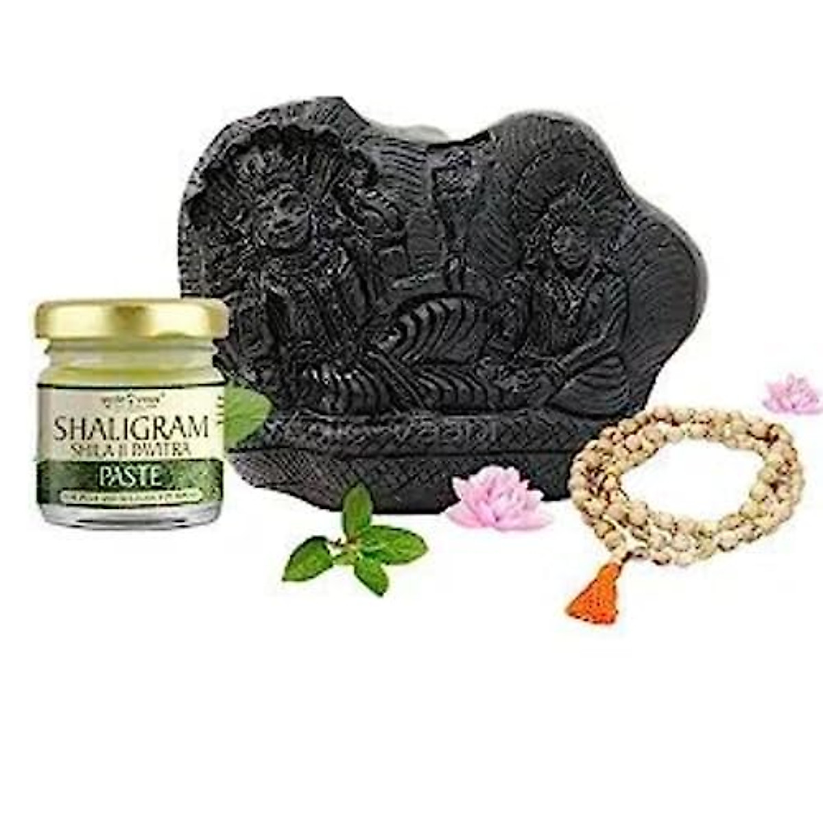 Vedic Vaani The Rarest Sculpture Laksmi Narayana Sacred Blessings Shaligram (Pack of 3)