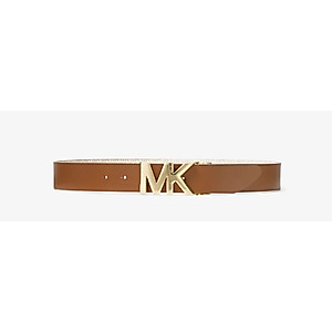 Michael Kors Signature Reversible Buckle 558732 Belt (Vanilla, Large)