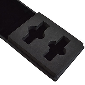 Black Leather Flash Drive case with Personalized LOGO for Wedding Photographer Client Gift , USB Case packing (No Logo Imprint)