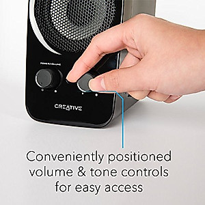 Creative Inspire T10 2.0 Multimedia Speaker System with BasXPort Technology
