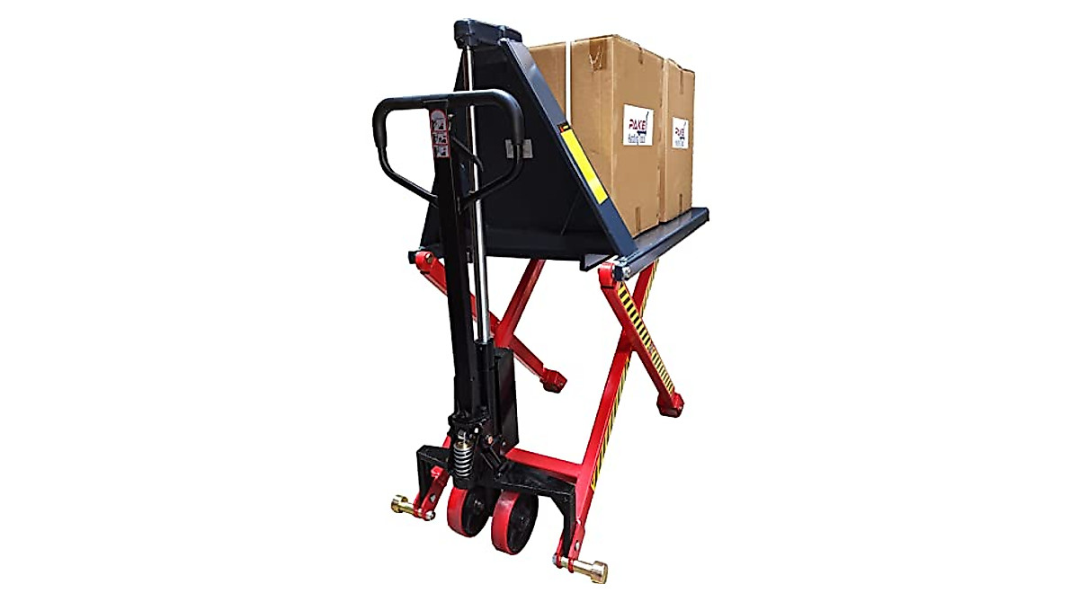 Heavy Duty Pallet Lift with 31-1/2" Height Range | Pake Handling Tools