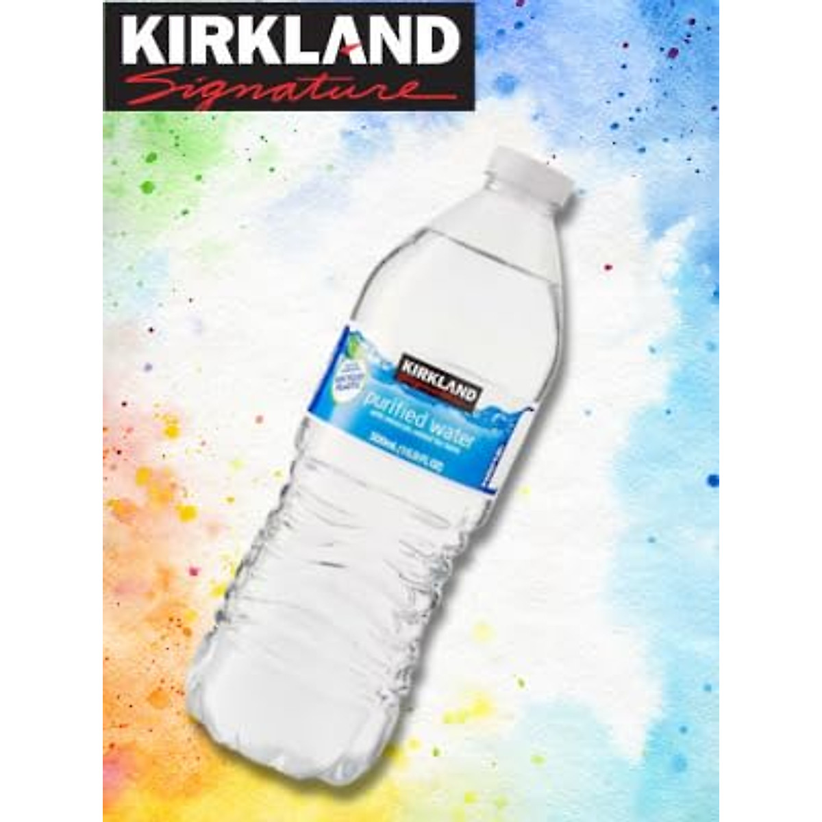 Kirkland Water 33.8 Fl Oz Alkaline Premium Drinking Water, (6 pack)