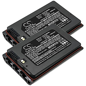 SCESMIA 2pcs Replacement Barcode Scanner Battery for H-oneywell CN80L0N, Dolphin CN80, Fits CW-BAT CX80-BAT-EXT-WRLS1 8754-871810-01 3.85V 5600mAh