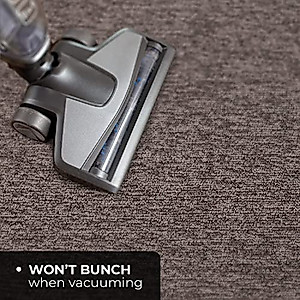 House, Home and More Skid-Resistant Carpet Indoor Area Rug Floor Mat - Pebble Gray - 3 Feet X 3 Feet