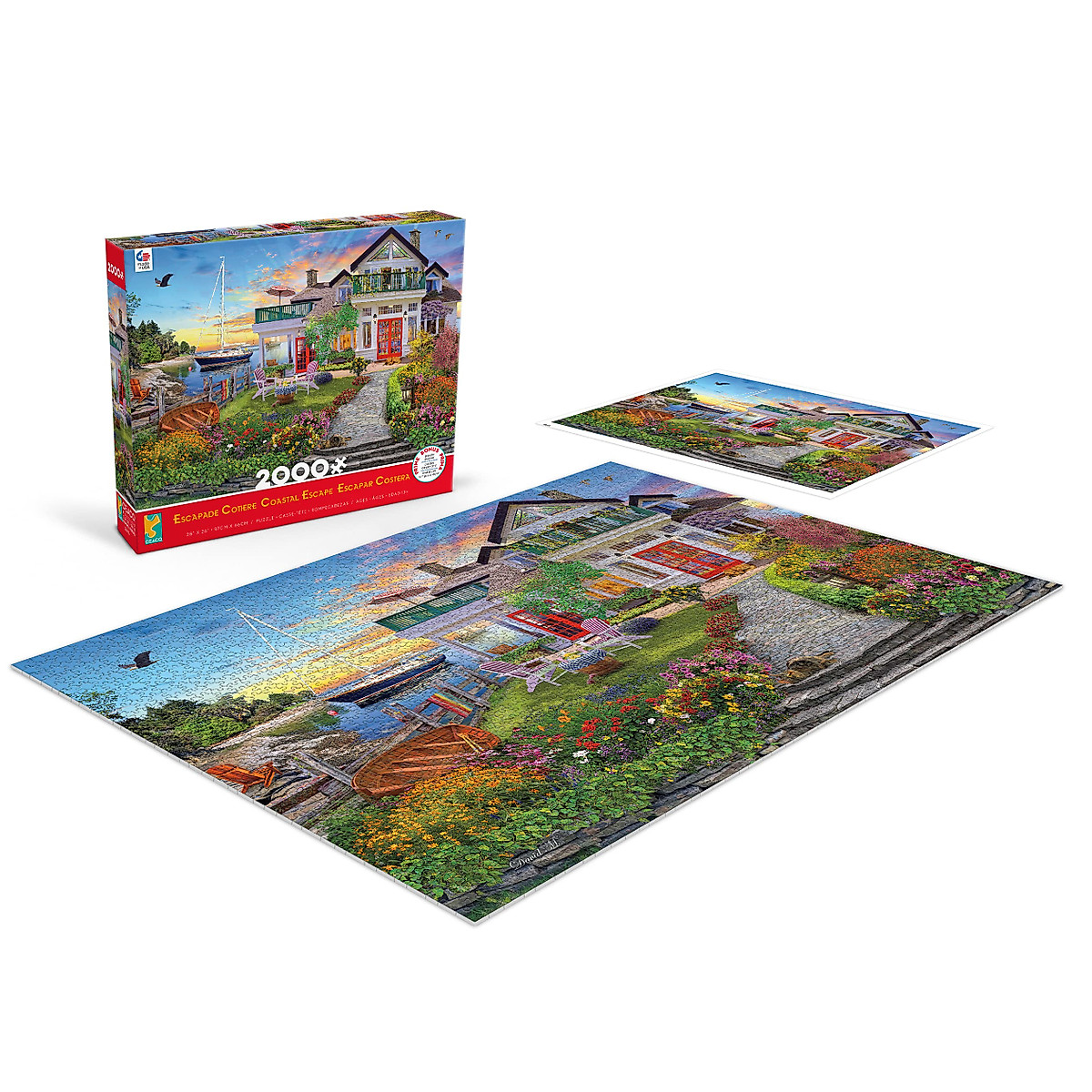 Ceaco - David Maclean - Coastal Escape - 2000 Piece Jigsaw Puzzle