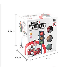 ARTFILIF Simulation Traffic Light Toys Traffic Signal Model Children Traffic Light Toys Children's Educational Toys (A)