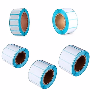 700PCS Blank Label Paper,Waterproof Adhesive Thermal Label Sticker Direct Print Sticker for Office School(20x10mm)