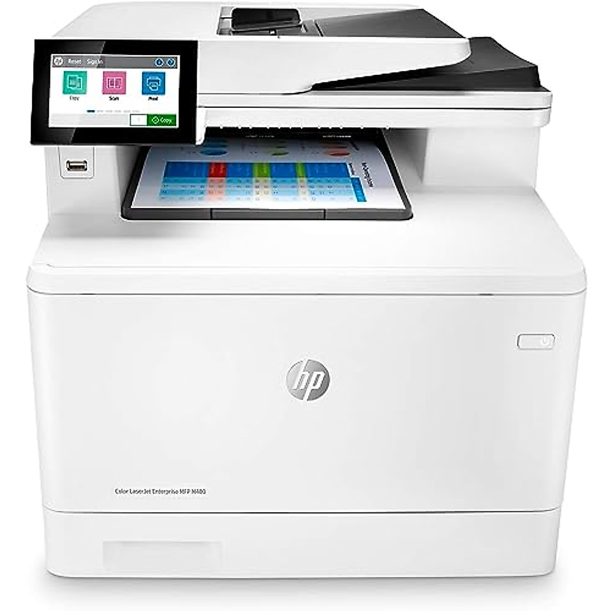 HP Color Laserjet Enterprise M480f Multifunction Duplex Printer (Renewed Premium)