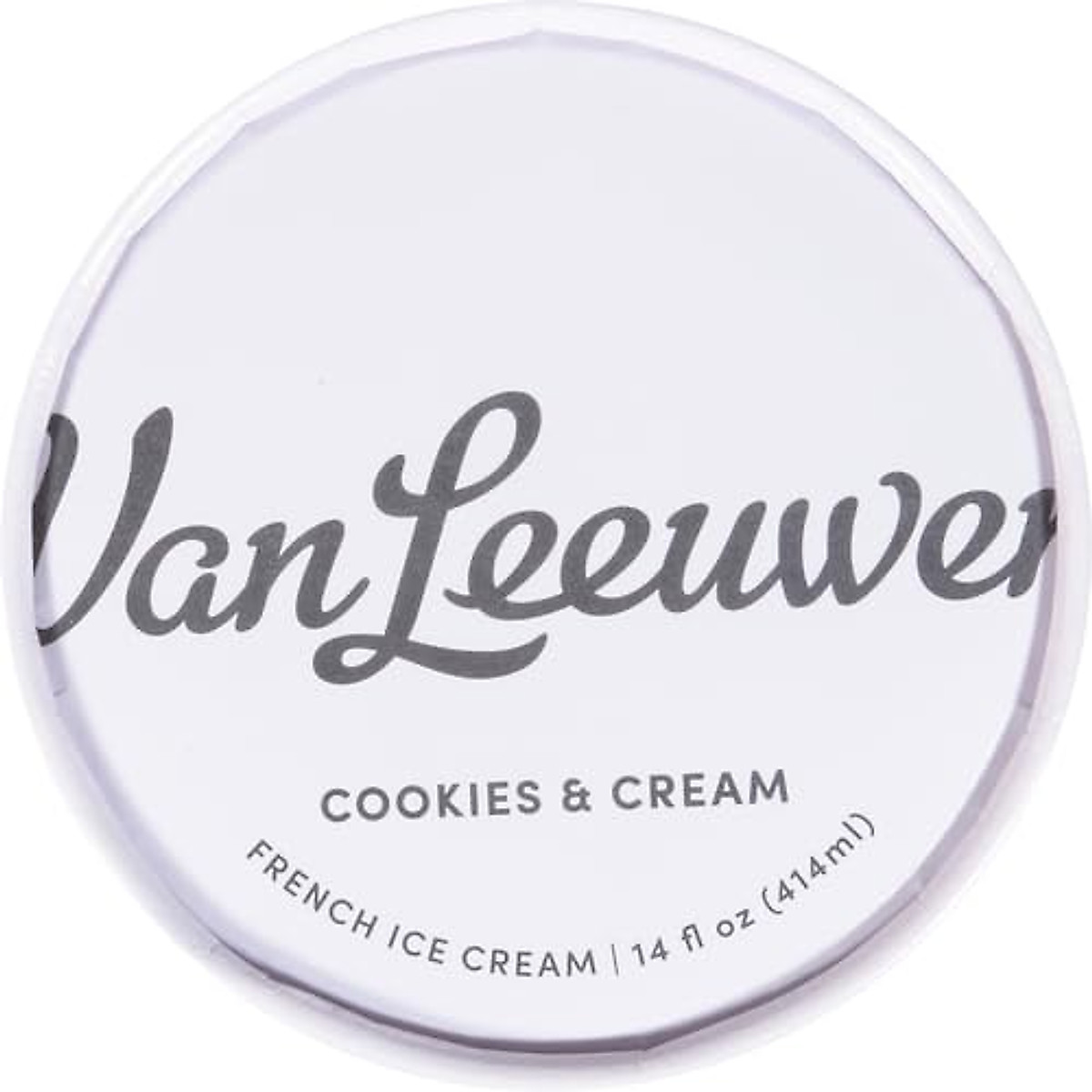Van Leeuwen Premium Cookies & Cream French Ice Cream, 14 oz (Frozen)