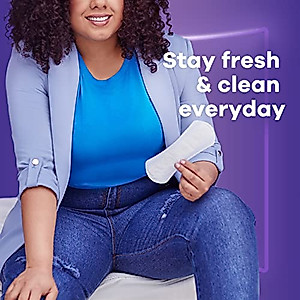 Always Xtra Protection Daily Feminine Panty Liners for Women, Long Length, Fresh Scent, 72 Count x 4 Packs ((288 Count total)