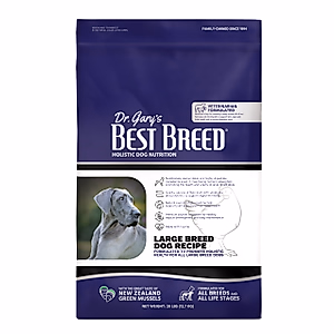 Best Breed Dr. Gary's Large Breed Dog Diet Made in USA [Natural Dry Dog Food] - 28lbs., Dark Brown, Medium