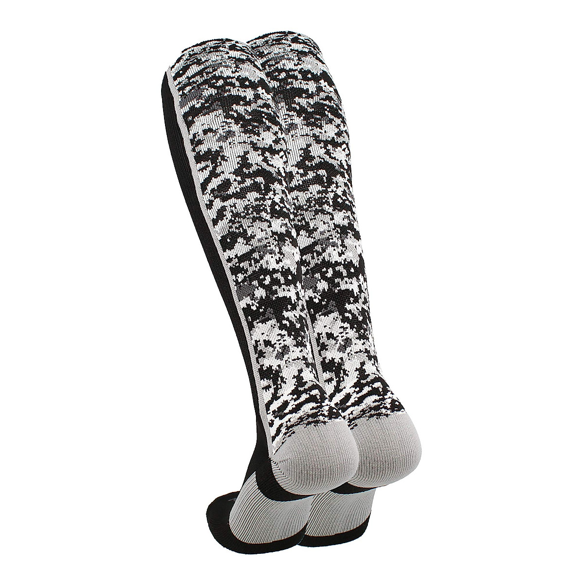 TCK Digital Camo OTC Socks (Black, Large)