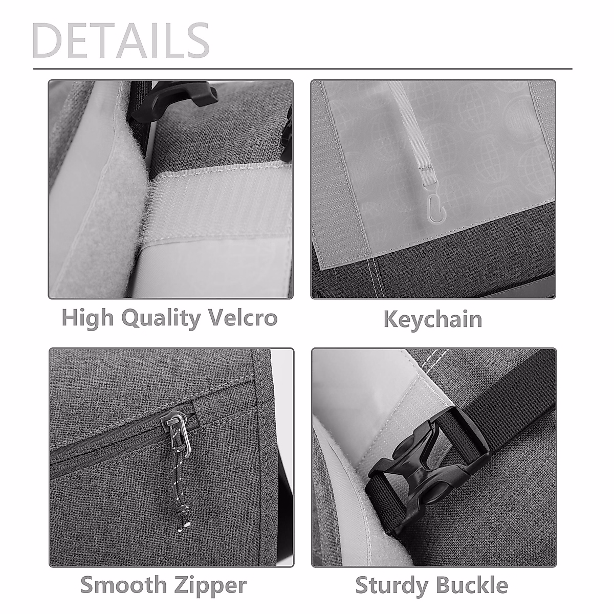 OIWAS Small Messenger Bag for Men/Women Crossbody Travel Briefcase Bags Shoulder Bag Canvas 14 Inch Laptop Computer Satchel Bag Work Black