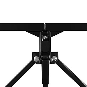 InfiniPower 3-Tier Heavy Duty Foldable Metal Rack Storage Shelving Unit with Wheels