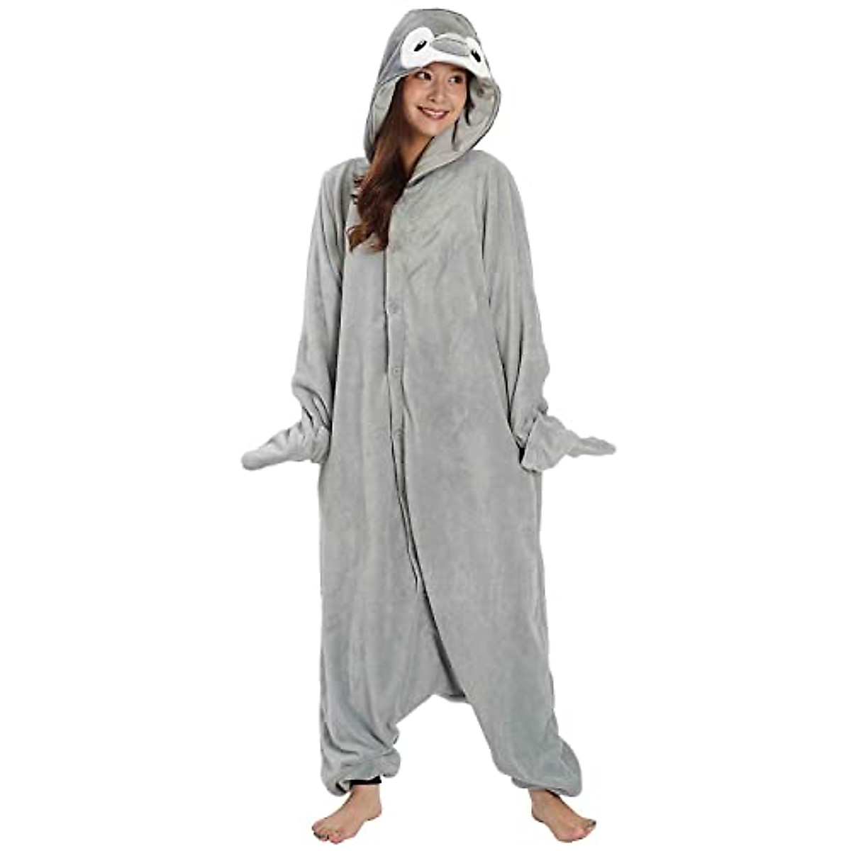 SAZAC Kigurumi - Emperor Penguin - Onesie Jumpsuit Halloween Costume