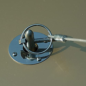 ABN Spring-Loaded Lynch Pin 50-Piece Assortment Kit – L Pin Fastener Set – Boat, Bike, Tractor L-Pins Trailer Hitch Lock