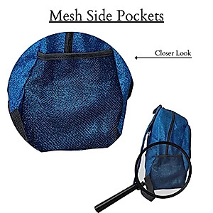 NGIL Canvas School Backpack (Glitter-Royal)