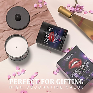 Valentines Day Gifts for Him, Funny Romantic Naughty Gifts for Him, Scented Candles Soy Aromatherapy Candle, Valentine Candle Gifts, Limited Edition Valentines Jar Candle